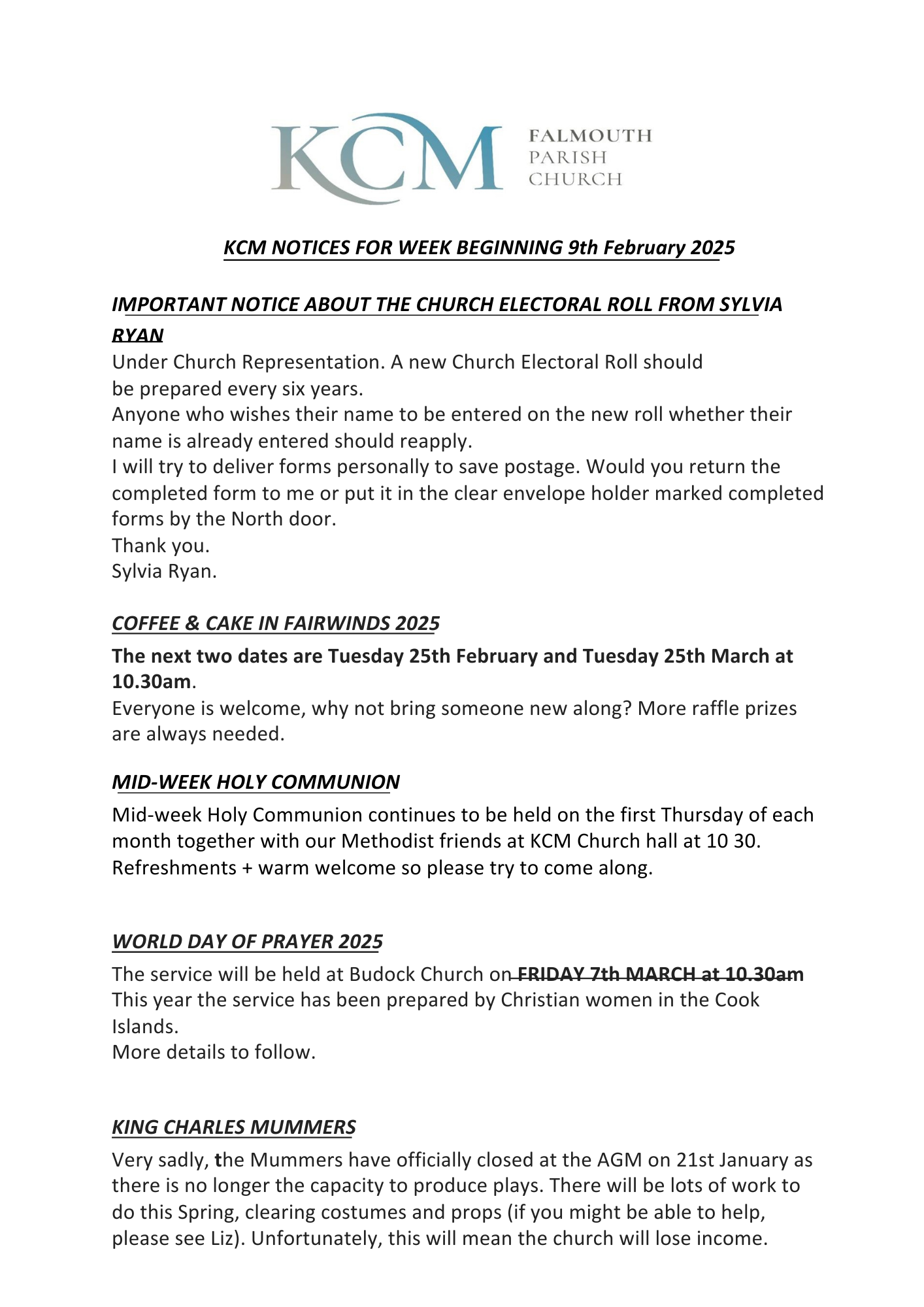 News/Events - King Charles the Martyr Church KCM : King Charles the ...